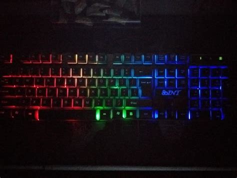 Keyboard With Mouse Rainbow Illuminated Gaming Keyboard Dt959a Computers And Tech Parts