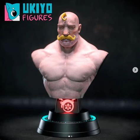 Alex Louis Armstrong Bust Free High Quality Models