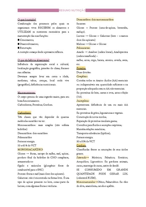 Resumo NAE O que é nutrição Combinação dos processos pelos quais os organismos vivos RECEBEM