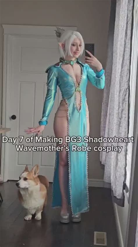 Day 7 Of Making Bg3 Shadowheart Wavemothers Robe Cosplay Yuzupyon
