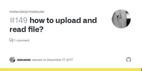 how to upload and read file · issue 149 · moleculerjs moleculer · github