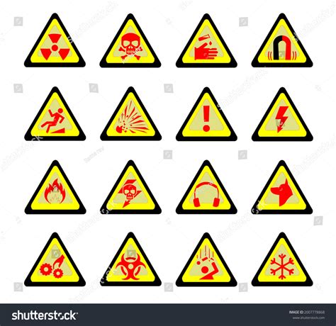 Ilustration Vector Graphic Warning Sign Perfect Stock Vector Royalty Free 2007778868