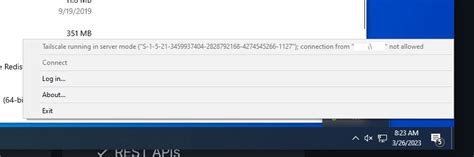 cant log in running in server mode windows tailscale