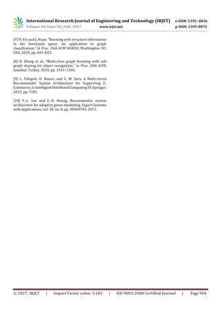 Document Recommendation Using Boosting Based Multi Graph Classification A Review PDF