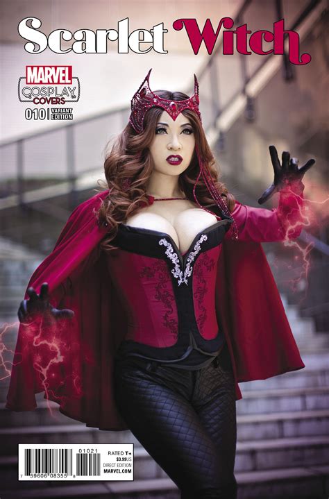 Scarlet Witch 10 Cosplay Cover Fresh Comics