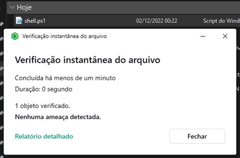 antivirus did not detect a reverse shell trojan powershell script
