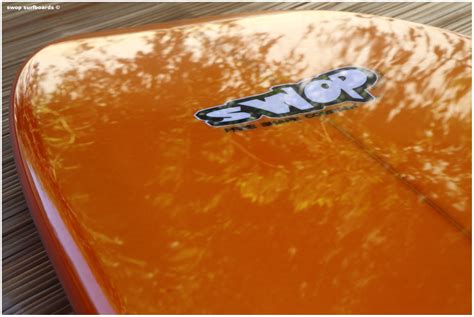 Swop Surfboards Orange Mini Simmons