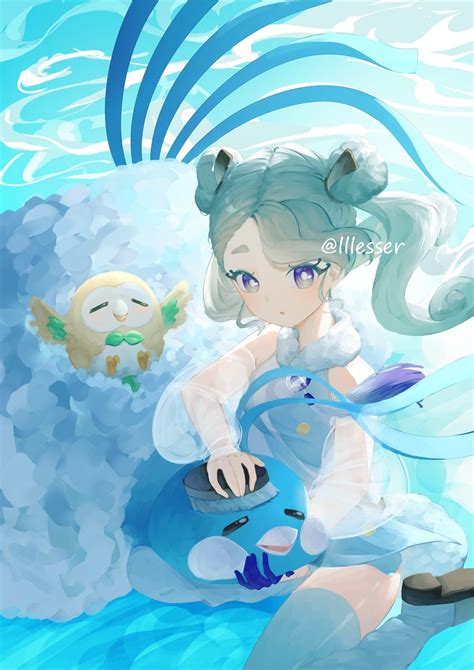Hatsune Miku Rowlet Altaria And Flying Miku Pokemon And 2 More