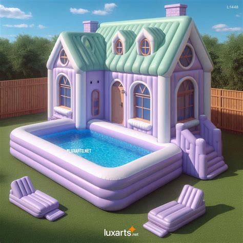 Giant Inflatable House Pool Creative Designs For Backyard Fun Luxarts