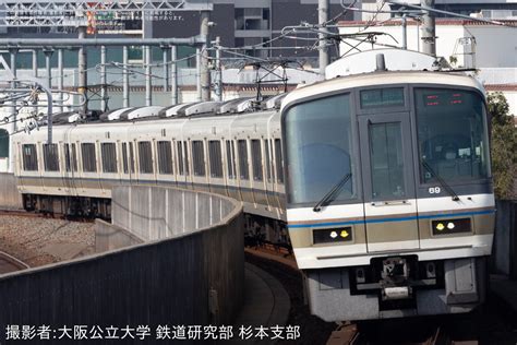 2nd train JR西221系NB809編成の種別幕がLED化の写真 TopicPhotoID 69589