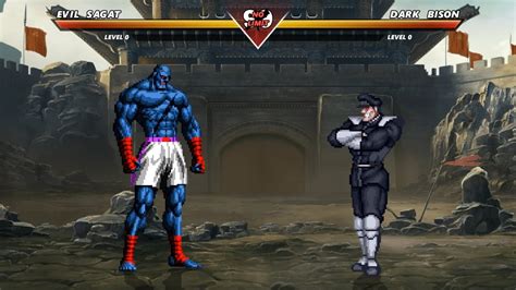 EVIL SAGAT Vs DARK BISON High Level Insane Fight YouTube