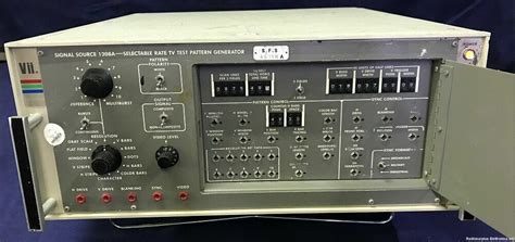Selectable Rate Tv Test Pattern Generator Vii Signal Source A