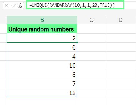 Excel Random Number Generator Different Methods Datacamp