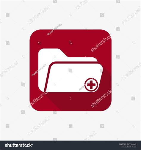 Create New Folder Icon Add Folder Stock Illustration 2077355662