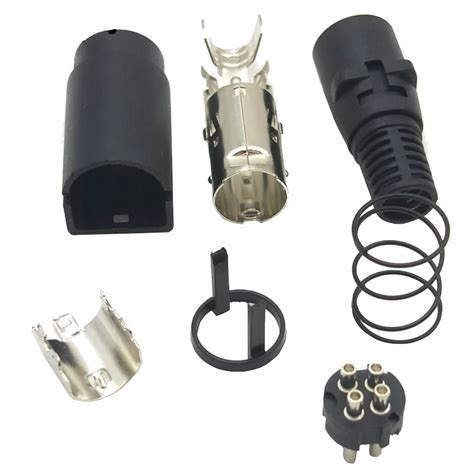 Conector Din 4 Pins 10mm [pack De 2 Unidades] Mediatronik