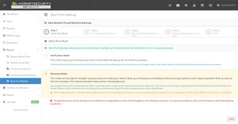 How To Boot From Backup Hornetsecurity KnowledgeBase