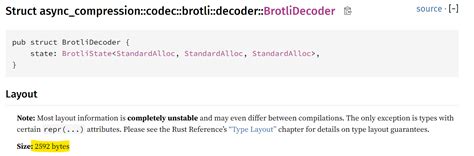 brotlidecoder type is very large · issue 172 · nullus157 async