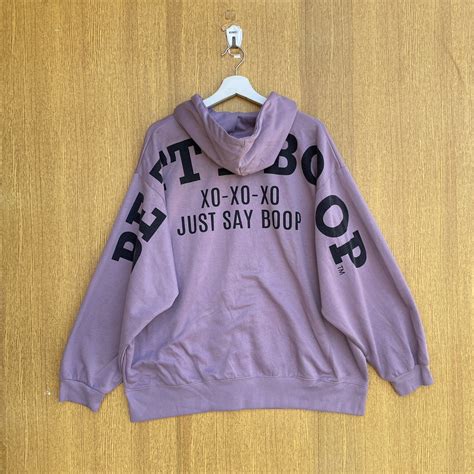 Cartoon Network Betty Boop Cartoon Character Hoodie Zipper Sweatshirt