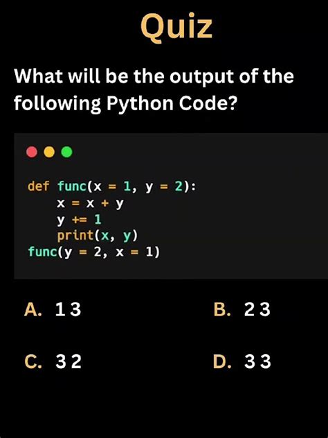 What Will Be The Output Of This Code Pythoncode Mcoding Quiz Youtube