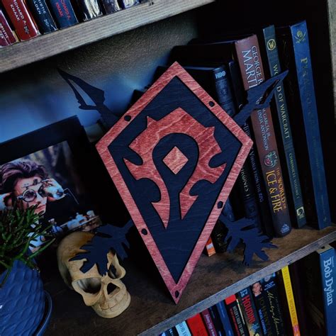 Horde Wall Shield Horde Crest World Of Warcraft Warcraft Etsy