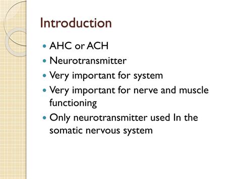 Ppt Acetylcholine Powerpoint Presentation Free Download Id 6332004