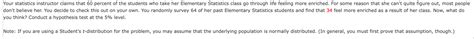 Solved Your Statistics Instructor Claims That 60 Percent Of Chegg