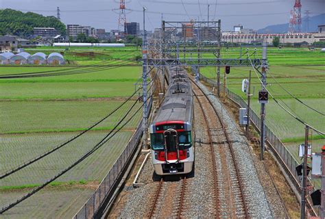 梅雨明け間近の西鉄大牟田線 九州ロマンチック街道