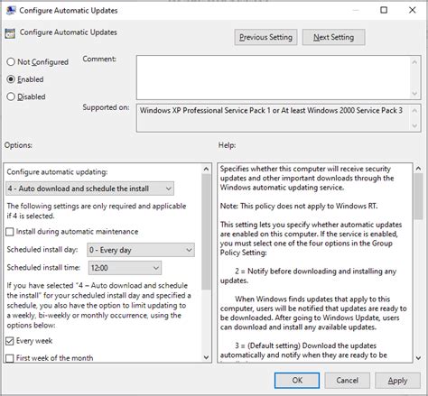 Wsus Tutorial Part 5 Client Settings Andys Tech Blog