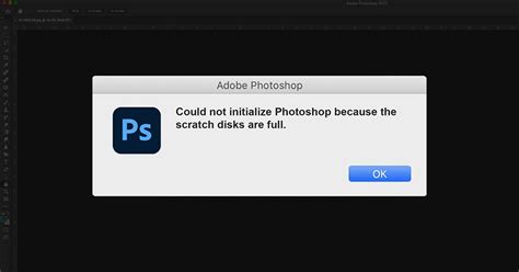 How To Fix Photoshop Scratch Disk Full Errors PetaPixel