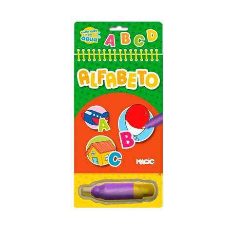 Livro Aqua Book Para Colorir Água Alfabeto Dani Presentes