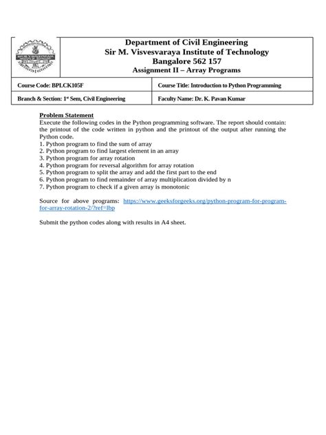 assignment ii pdf