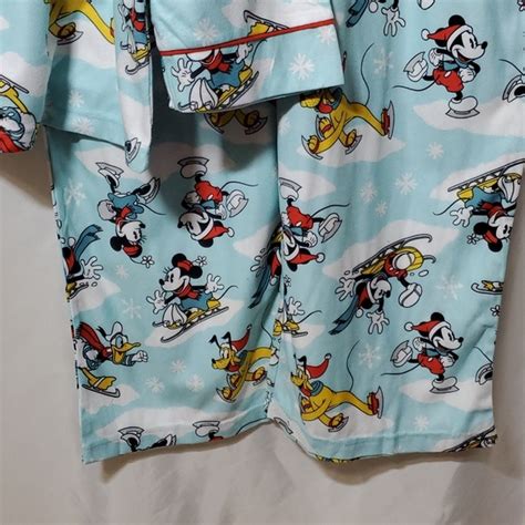 Disney Intimates And Sleepwear Disney 0 Adult Long Sleeve Notched