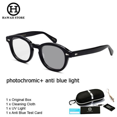 Hawaii Vintage Johnny Depp Lemtosh Style Eyewear Anti Blue Light