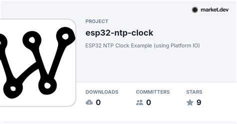 Esp32 Ntp Clock Ecosystem Directory Marketdev
