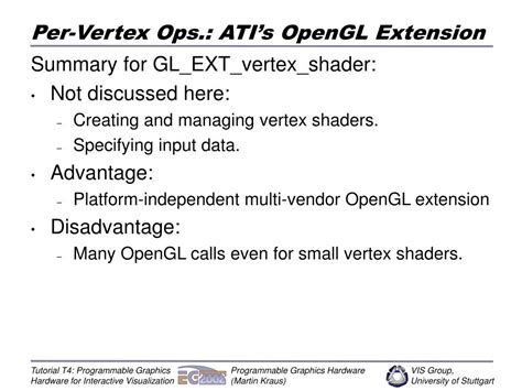 Ppt Introduction To Programmable Graphics Hardware Powerpoint