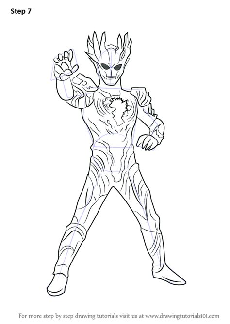 How To Draw Ultraman Saga Ultraman Step By Step