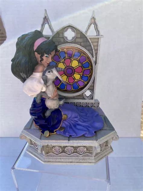 RARE DISNEY ENESCO Hunchback Of Notre Dame Esmeralda Musical Figurine PicClick UK