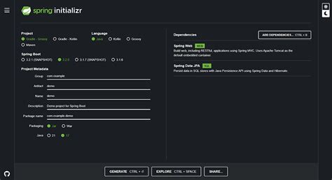 Spring Boot 스프링부트 스프링부트 프로젝트 만들기