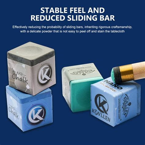 당구 초크 그립 파워 접착 솔리드 풀 큐 초크 스누커 초크 블랙 초크 나노 기술 재료 50g Aliexpress