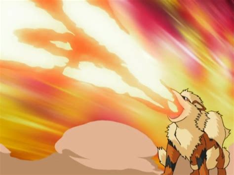 Image Officer Jenny Arcanine Flamethrowerpng Pokémon Wiki Fandom