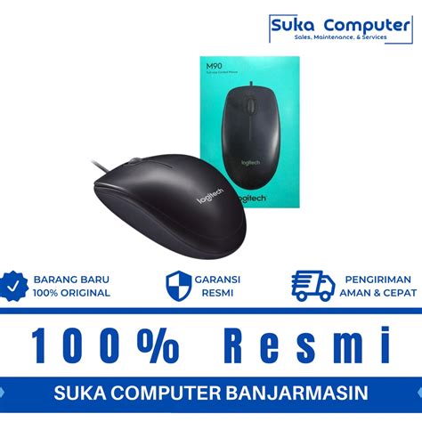 Jual Mouse Logitech M90 Original Hd Optical Wired Mouse Shopee Indonesia