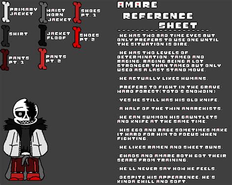 Pixilart AMARE REFERENCE SHEET By DanDanArso