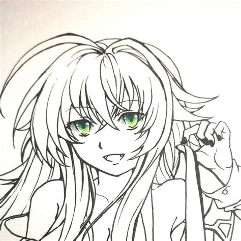 Rias Gremory Proceso De Dibujo •anime• Amino