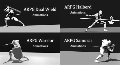 Arpg Pack In Animations Ue Marketplace