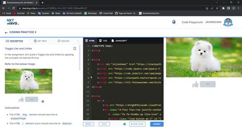 Jayamohan Gangala On Linkedin Nxtwave Ccbp Ccbpacademy Html5 Css3 Javascript