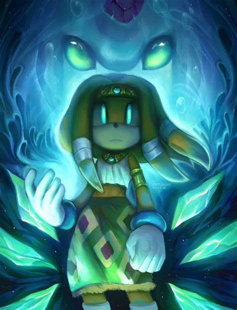Tikal The Echidna And Chaos Sonic And 1 More Drawn By Spacecolonie