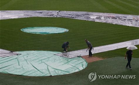프로야구 잠실·수원 경기 비로 취소24일 재개 매일경제