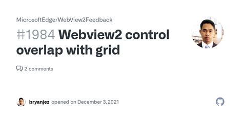 Webview2 Control Overlap With Grid · Issue 1984 · Microsoftedge