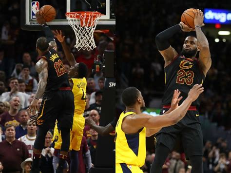 Lebron James Sinks A Game Winning 3 Point Shot Against Indiana Pacers