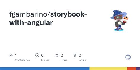 Github Fgambarinostorybook With Angular